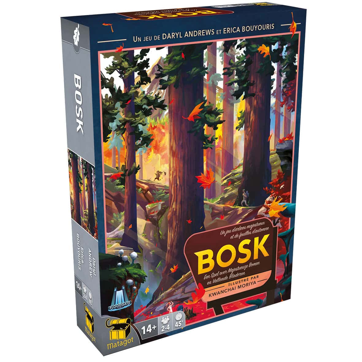 Test de Bosk de Daryl Andrews et Erica Bouyouris chez Matagot